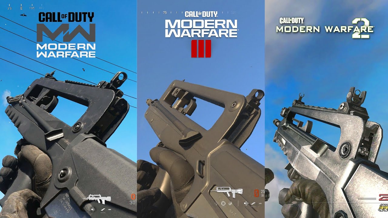 Famas in MW2019 vs MW3 2023 vs MW2 2009 - YouTube