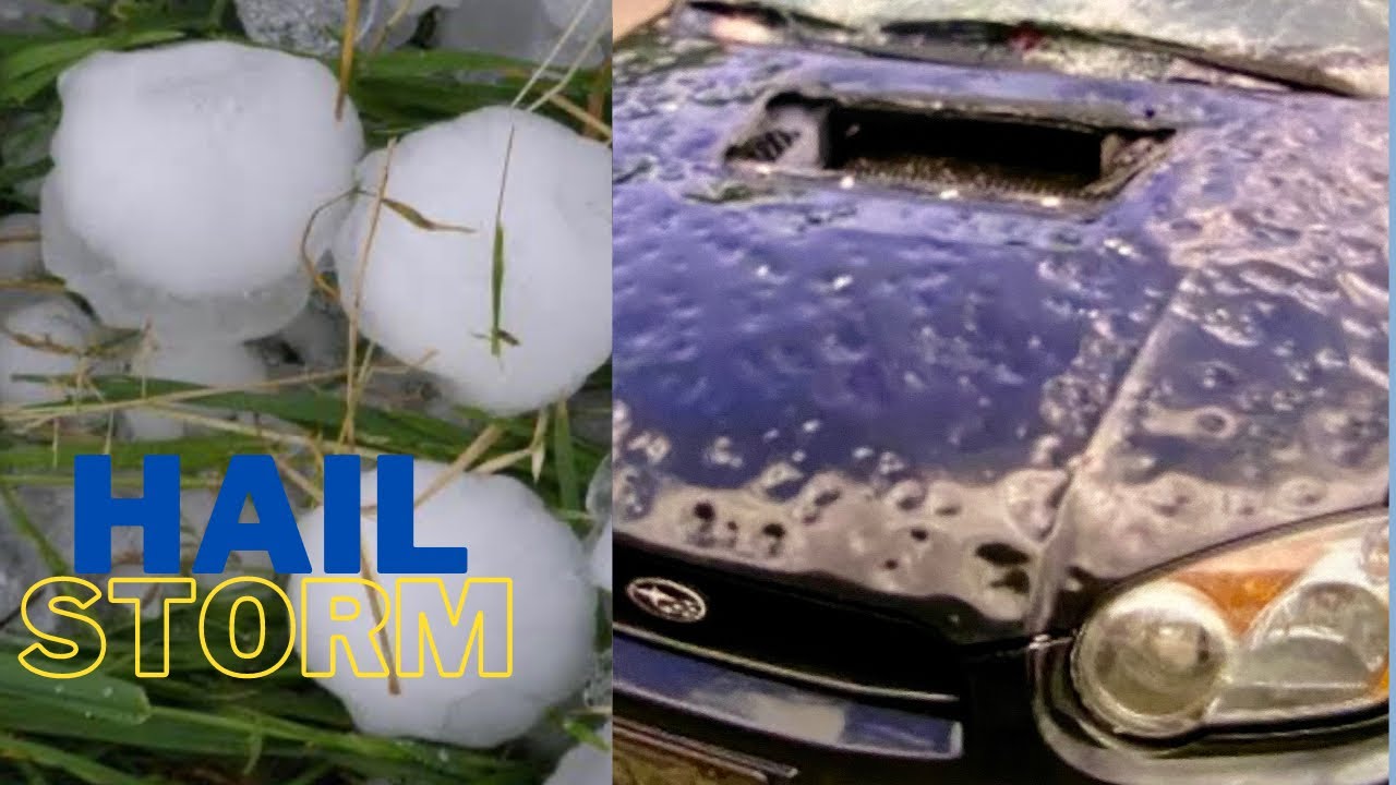 Biggest HAIL STORM in Queensland today! - YouTube