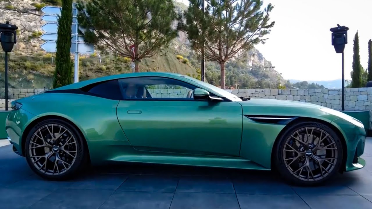 2024 Aston Martin DB12 Green | Exterior and Interior - YouTube
