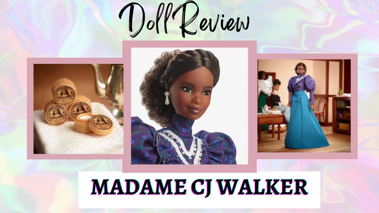 Madame CJ Walker Doll Review: Barbie Signature - YouTube