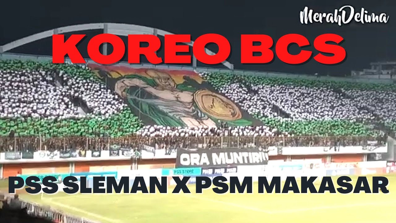 KOREO BCS | PSS SLEMAN X PSM MAKASAR LIGA 1 2022 - YouTube