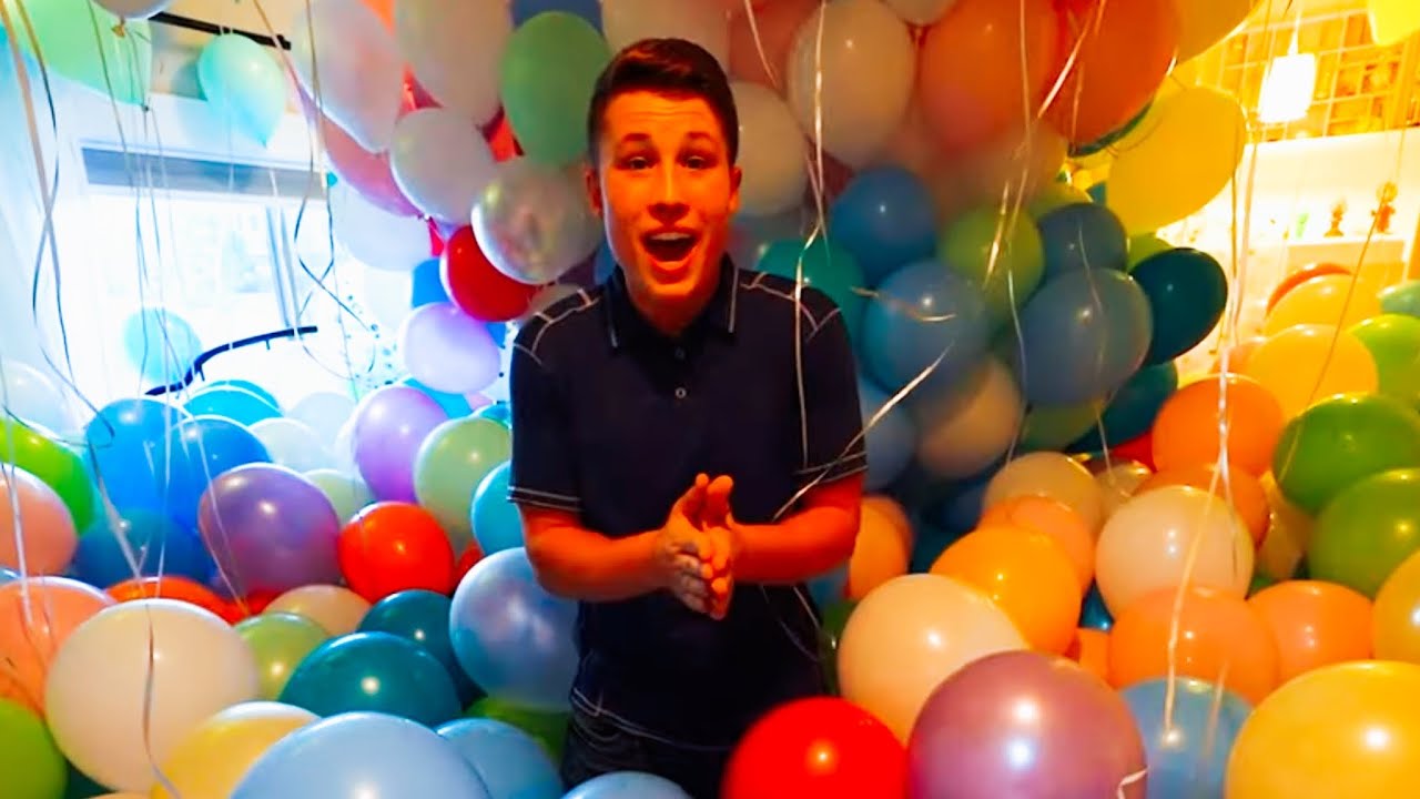 Bryton Myler Asking His Crush To Prom With 10,000 Balloons Ninja Kidz ...