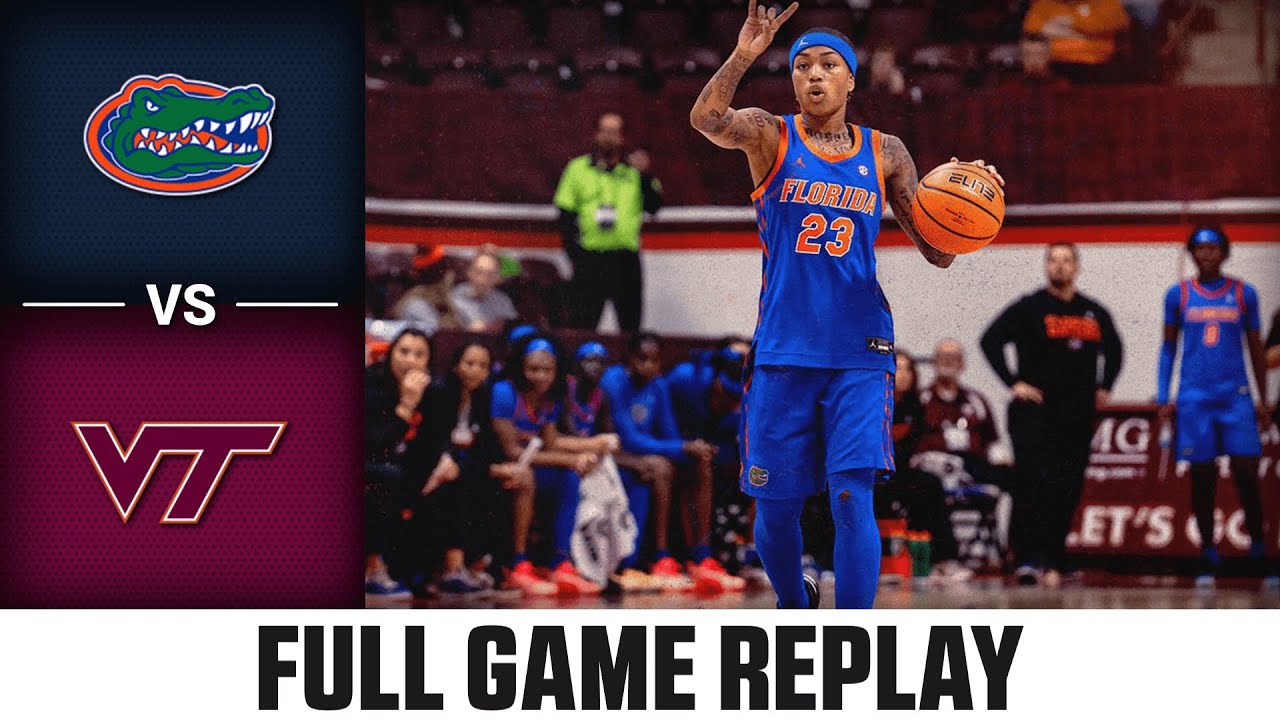 Florida vs. Virginia Tech Full Game Replay | 2025-26 ACC Women's ...