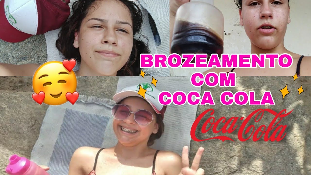 testando bronzeamento com *COCA COLA* deu ruim!? *tentei* - YouTube
