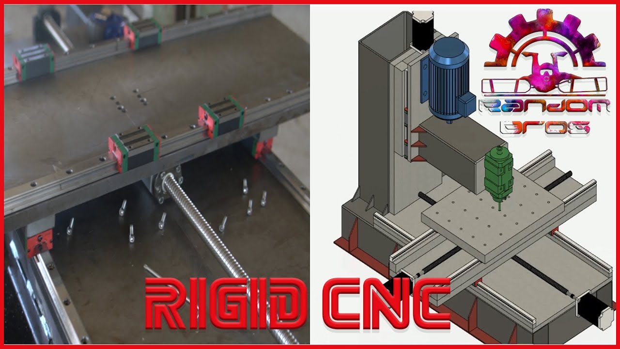DIY CNC machine 700x700x350 - Part 1 - YouTube