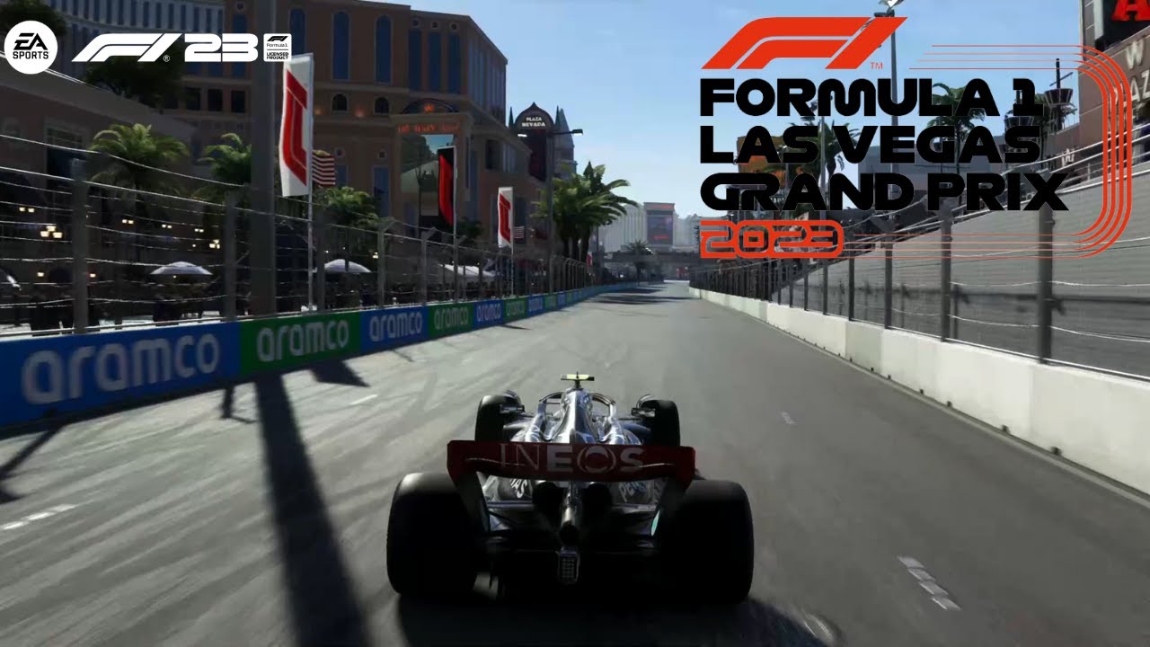 F123 Las Vegas Grand Prix Hot Lap - Mercedes F1 W14 - [PS5] - YouTube