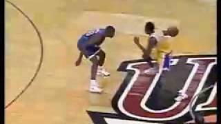 Kobe Bryant Dunks On Ben Wallace