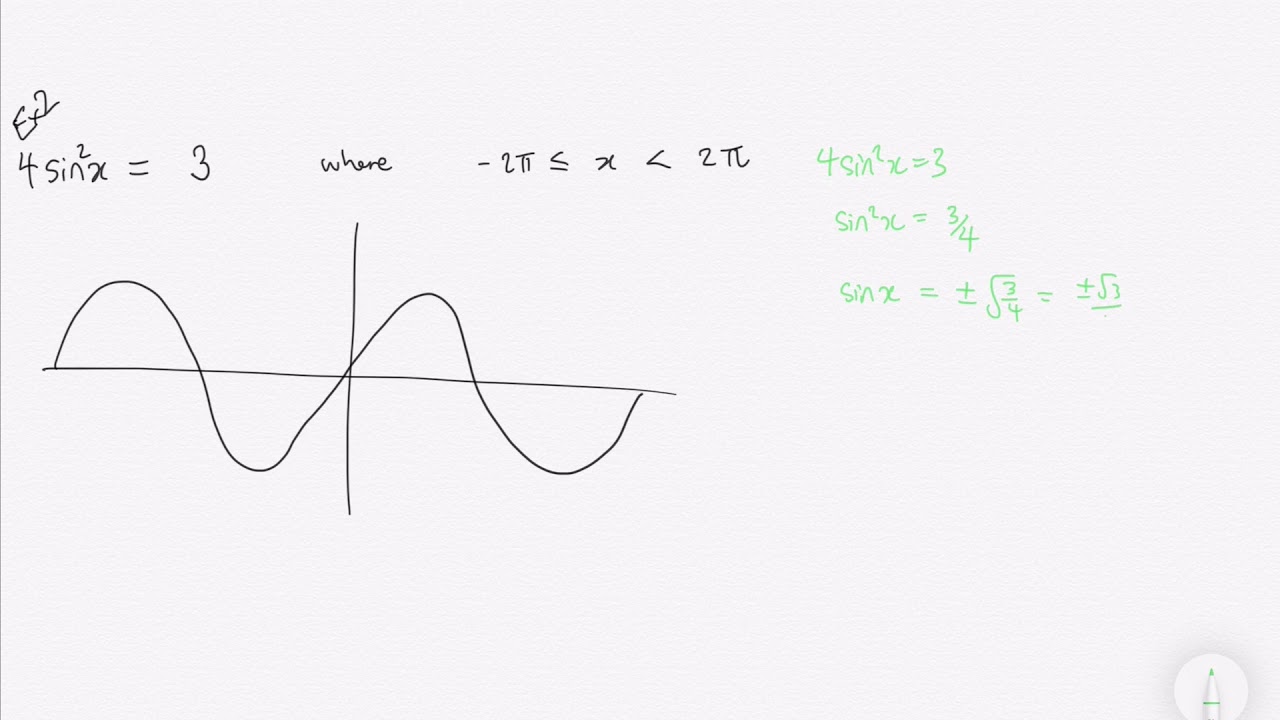 Solving Trigonometric Equations part 1 - YouTube