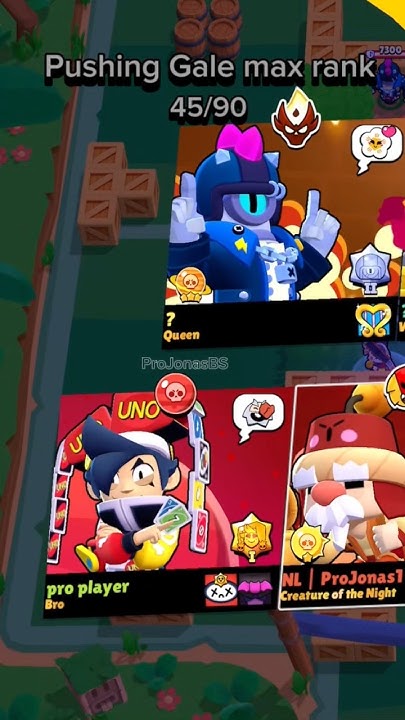 Gale max rank 45/90 #brawlstars #maxrank #ProJonasBS - YouTube