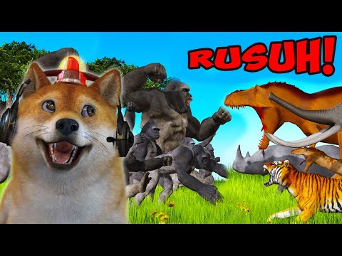 INI JADINYA KALO KINGKONG TAURAN!!! - Animal Revolt Battle Simulator