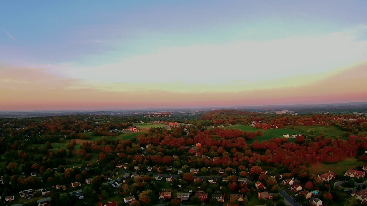 Summer Sunset- Lancaster PA- HD 1080 Blade 350 QX3 Yuneec CGO2 - YouTube