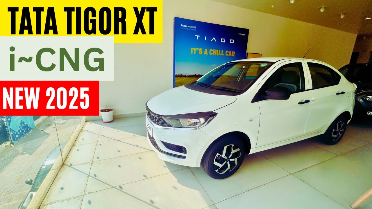 New Tata Tigor XT iCNG 2025 Model | Tigor CNG Mileage - YouTube