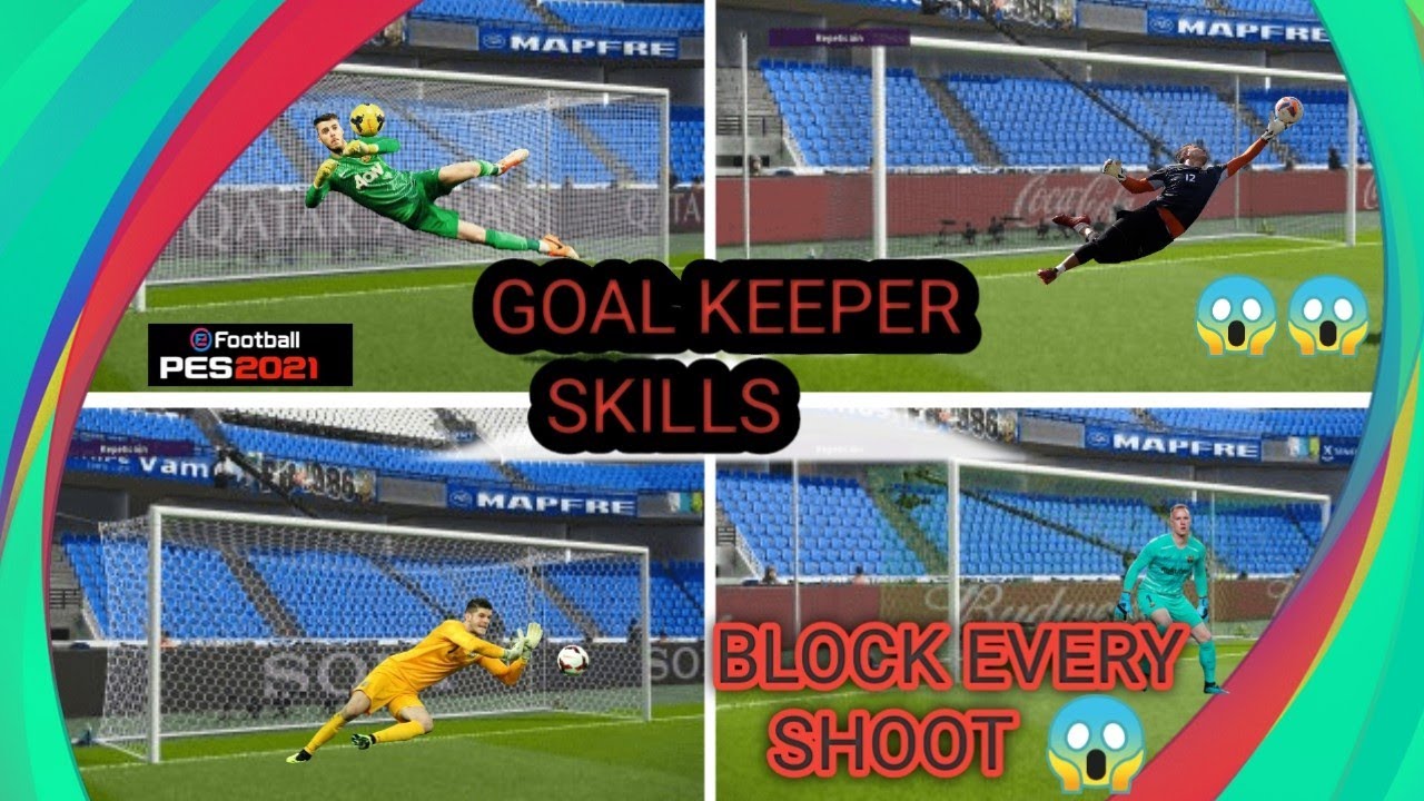 how to control goalkeeper in pes 2021mobile:block every shoots 😱😱 - YouTube