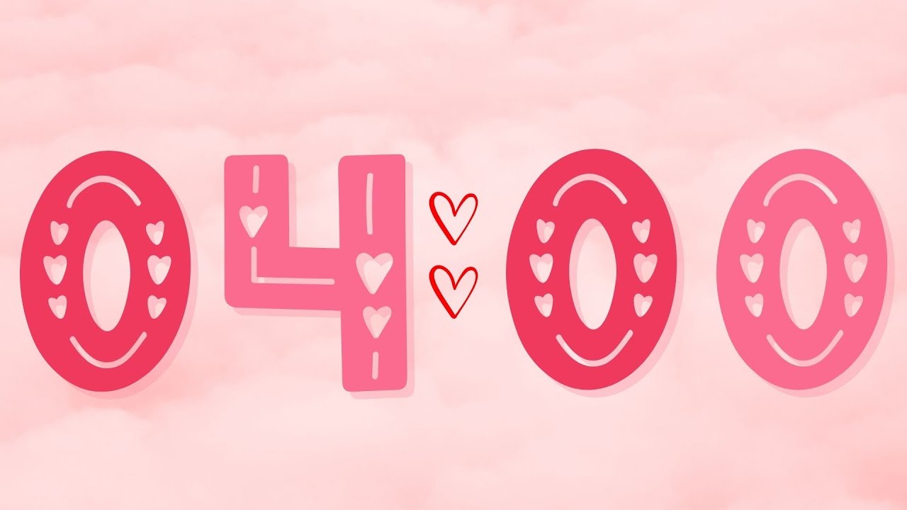 4 Minute Heart Theme Timer - YouTube