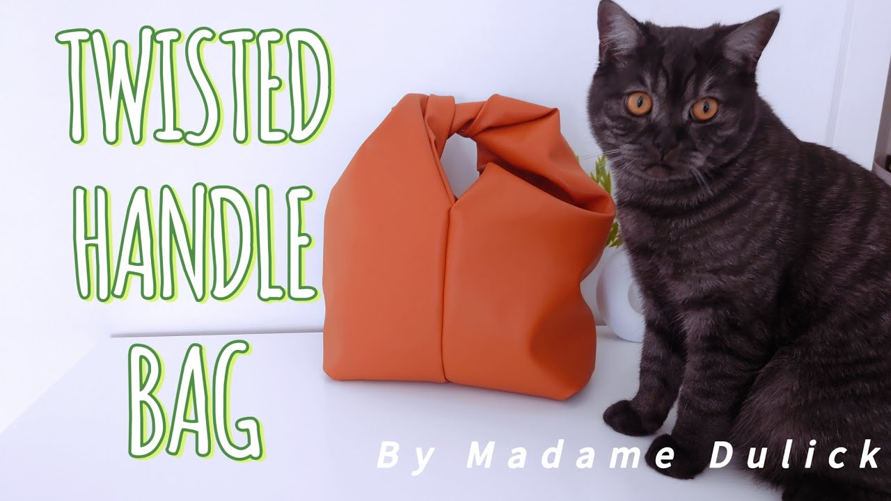 DYI - Twisted handle handbag - YouTube