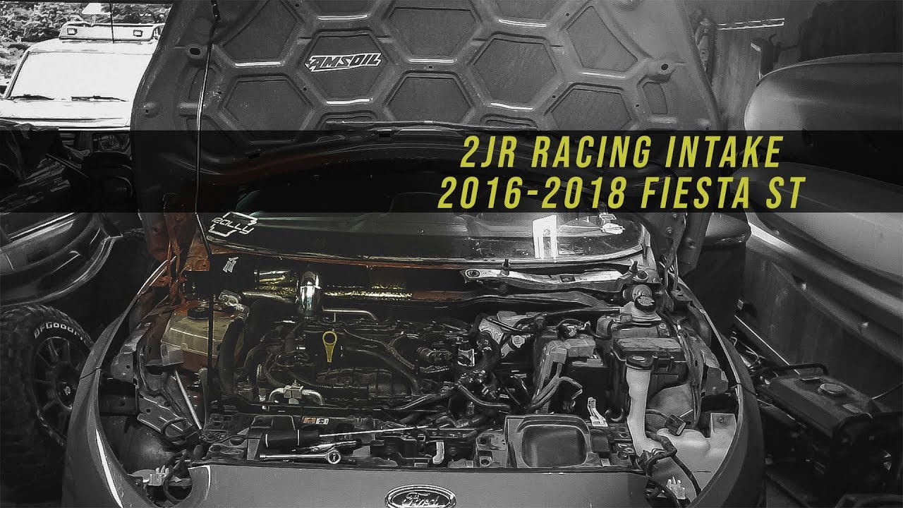 2017 Fiesta ST 2JR Intake Install and Fresh Skidplate! Turbo Noise x100 ...