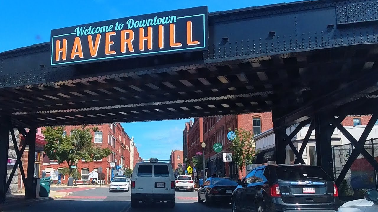 Exploring Haverhill Massachusetts | Downtown City Drive 4K POV - YouTube