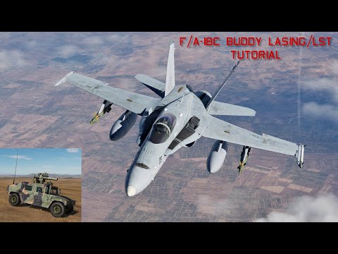 DCS World: F/A-18C Hornet Buddy Lasing/LST Tutorial