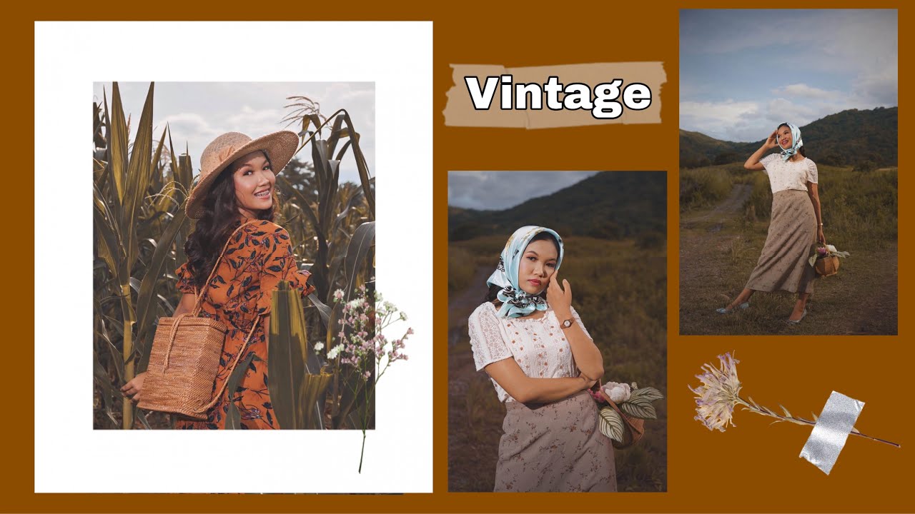 Vintage Theme Photoshoot l LOOKBOOK🦋 l 1980’s outfits l Philippines l ...