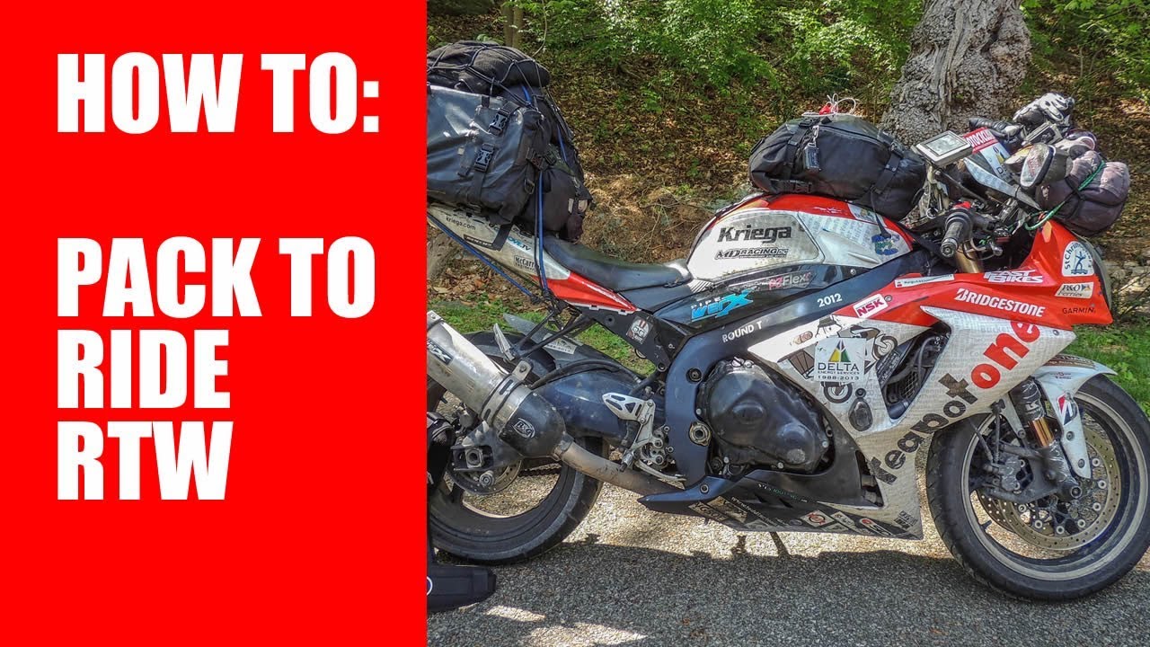 Packing for an Adventure Motorcycle Trip - YouTube