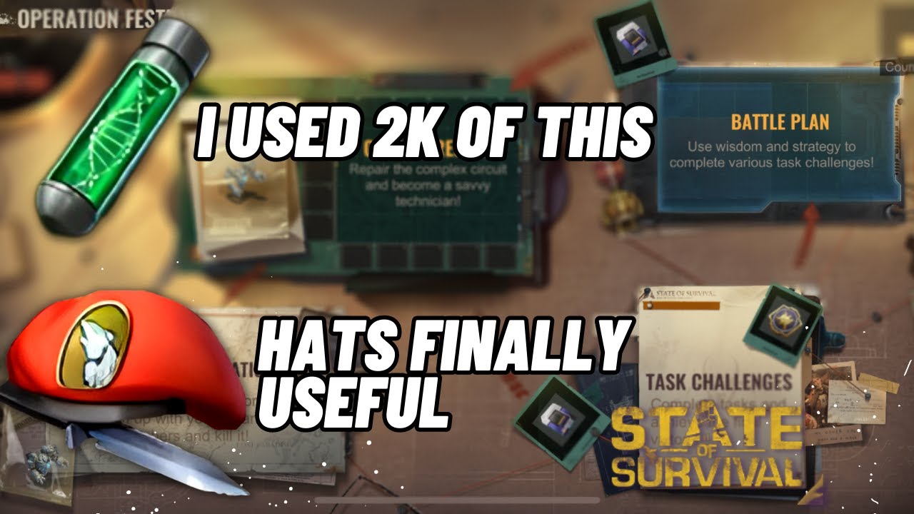 1200 MERCENARY HATS LIKE THIS | STATE OF SURVIVAL - YouTube
