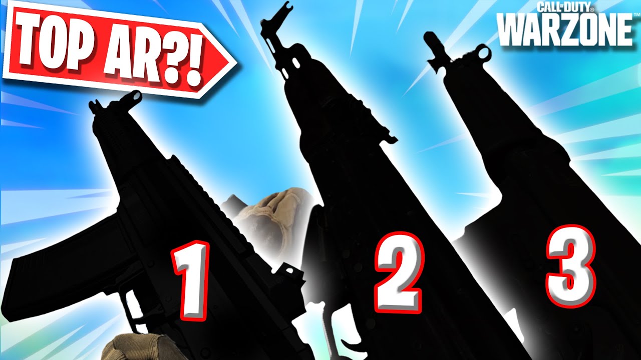 THE TOP 3 AR'S TO USE IN WARZONE SEASON 3 - YouTube