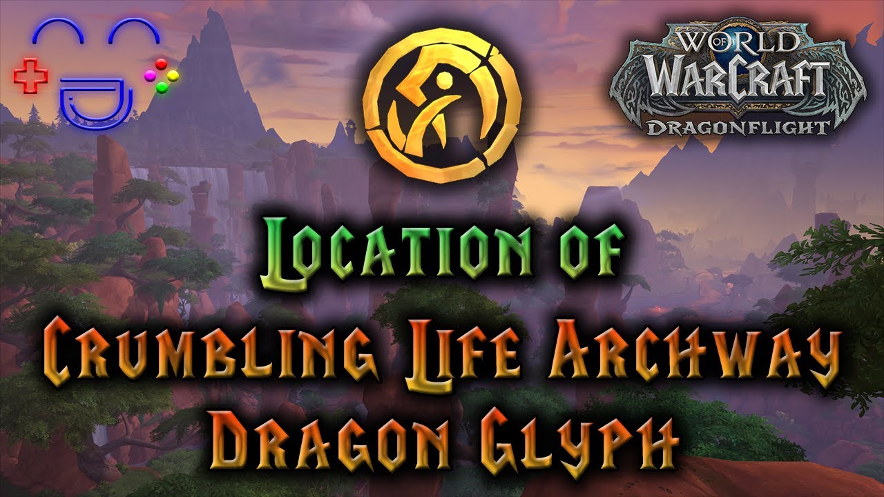 Crumbling Life Archway Dragon Glyph Location - The Waking Shores - YouTube