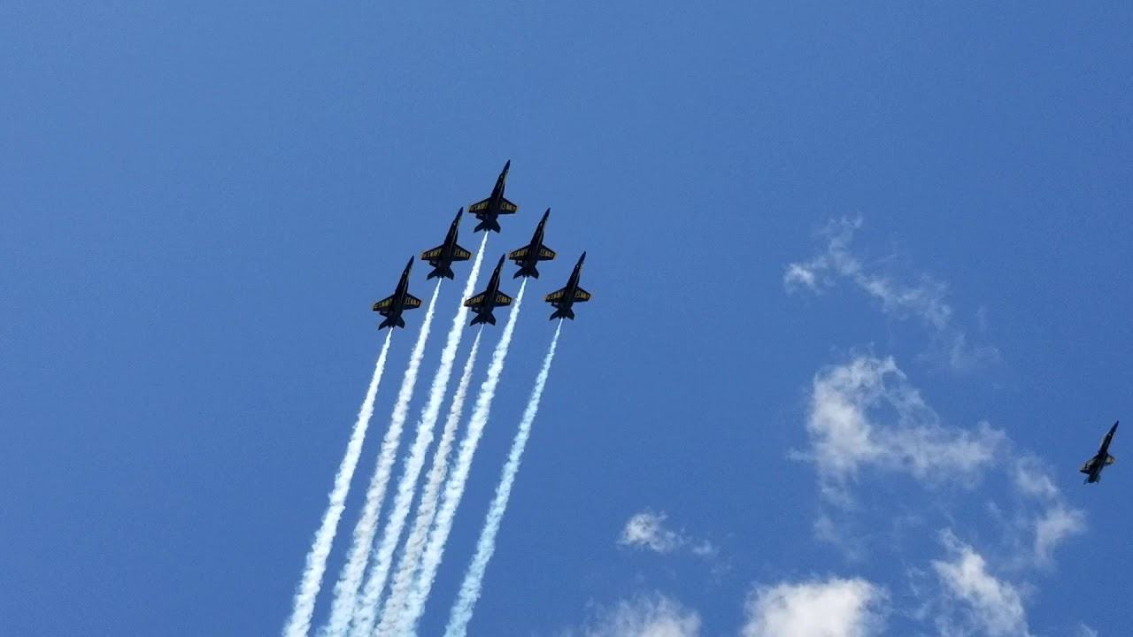 Blue Angels - Detroit flyover May 12, 2020 - YouTube
