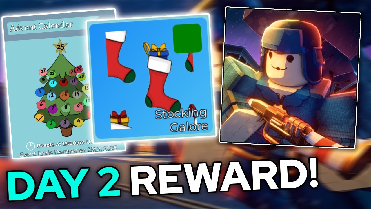 2025 ADVENT CALENDAR REWARDS | Day 2 - Stocking Galore (Roblox Arsenal ...