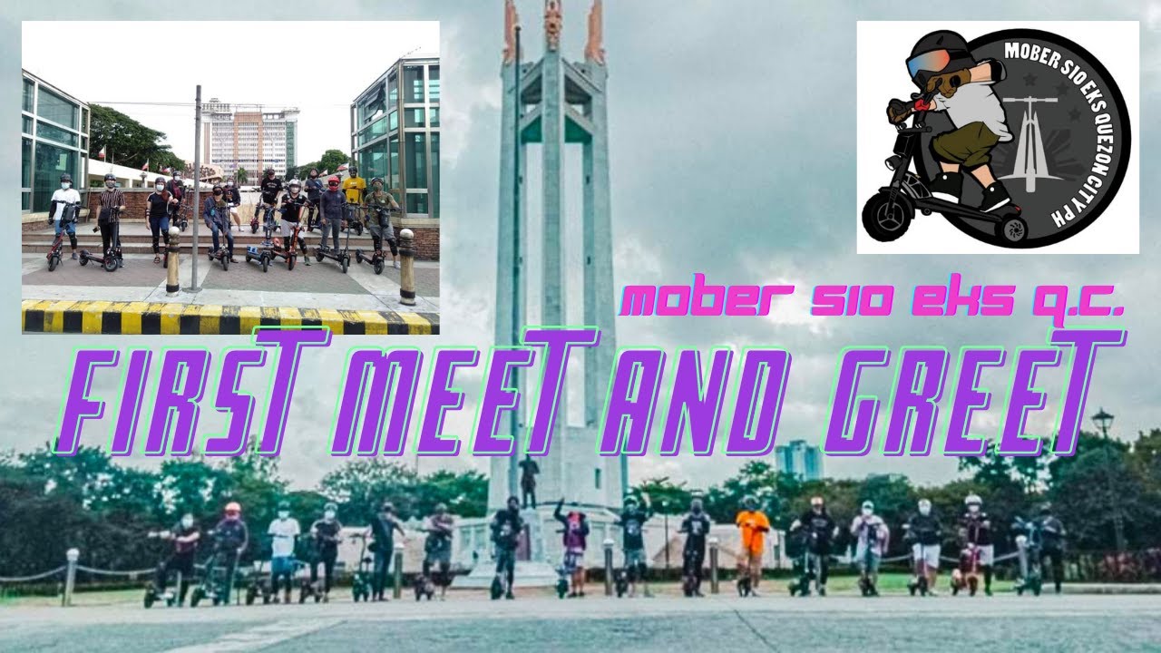 ELECTRIC KICK SCOOTER FB GROUP RIDE - MOBER S10 - YouTube