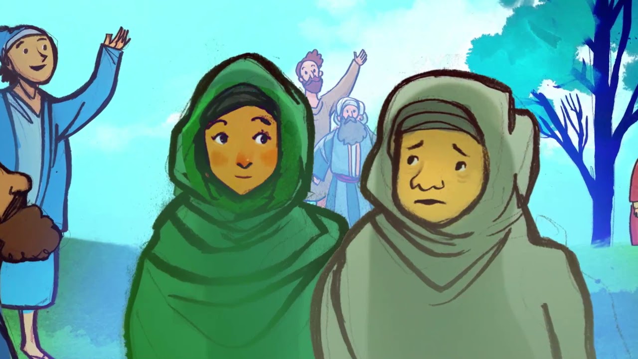 Ruth and Naomi Preschool Bible Video - YouTube