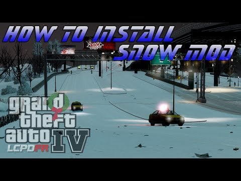GTA IV Installing Snow Mod Tutorial/ Step by Step - YouTube