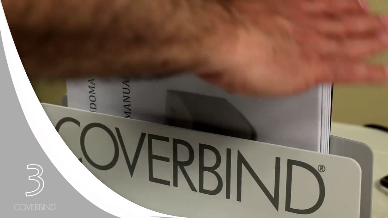 Coverbind 5000 HowTo Bind Regular Documents - YouTube