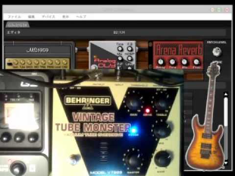 BEHRINGER VT999のGAIN歪み具合 - YouTube