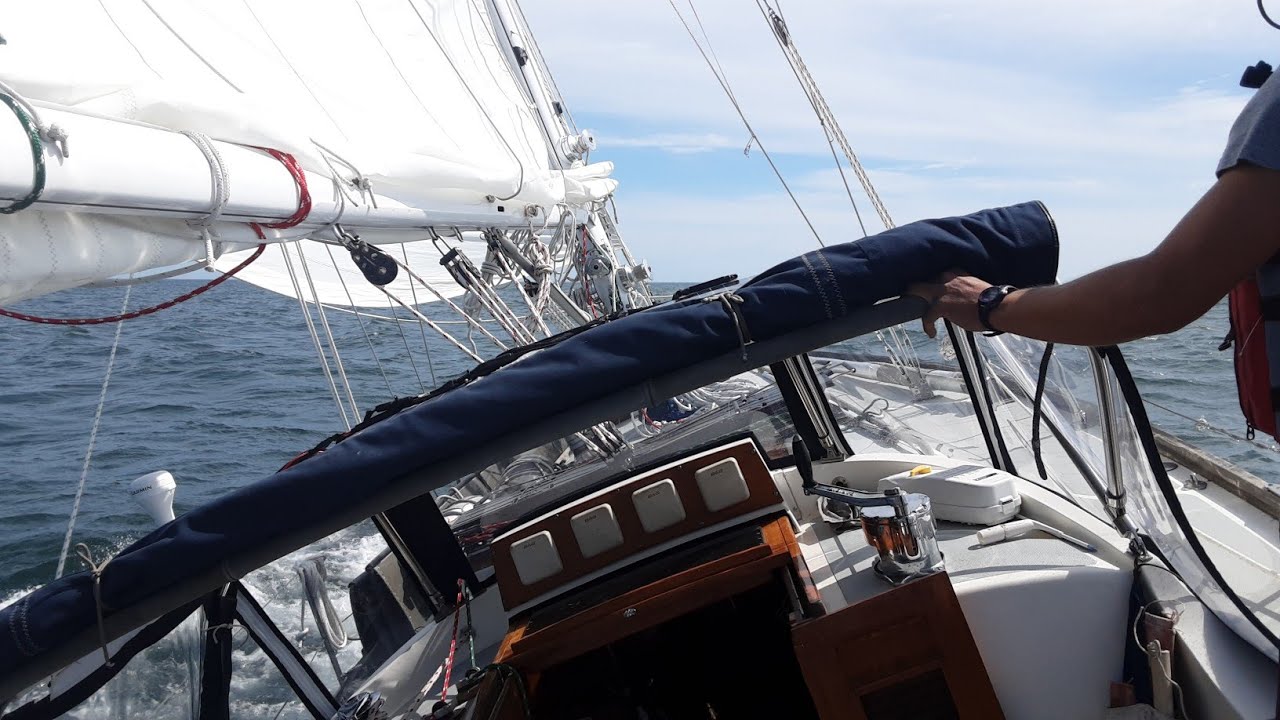 Windy Sail between Moose Snare Cove and Mistake Island- Sailing In ...