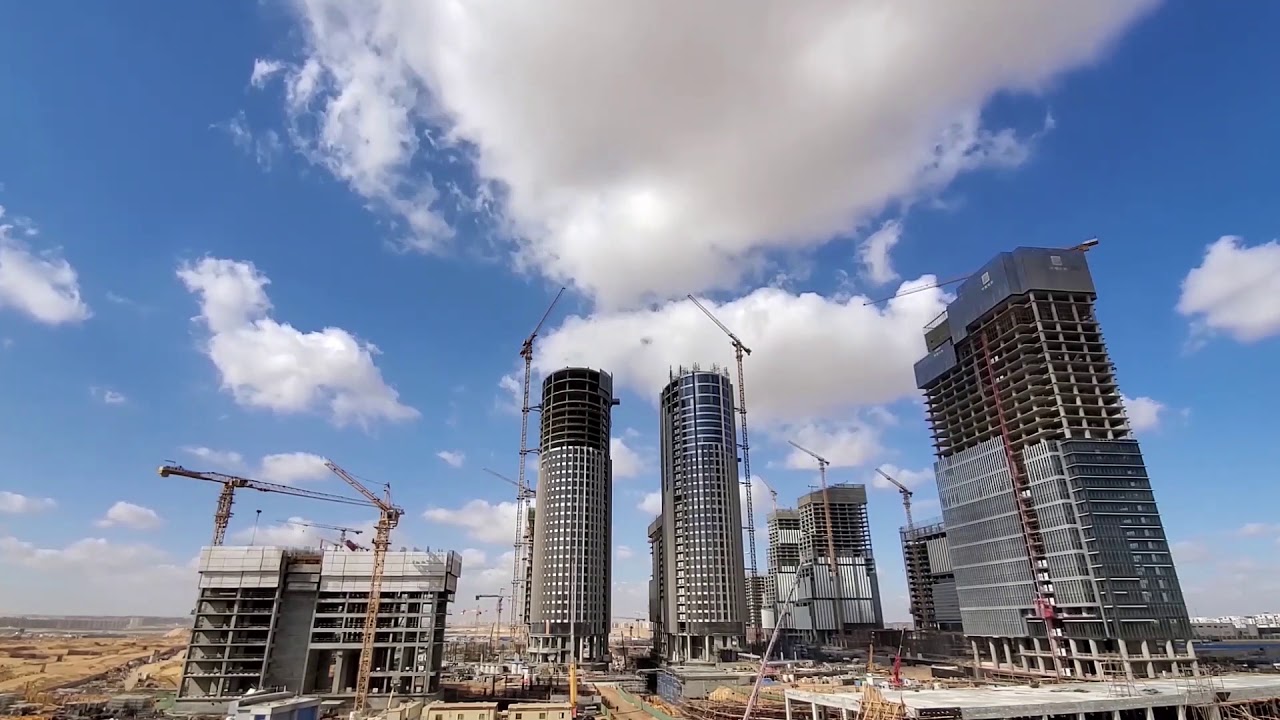 Beautiful CBD of new Cairo - YouTube