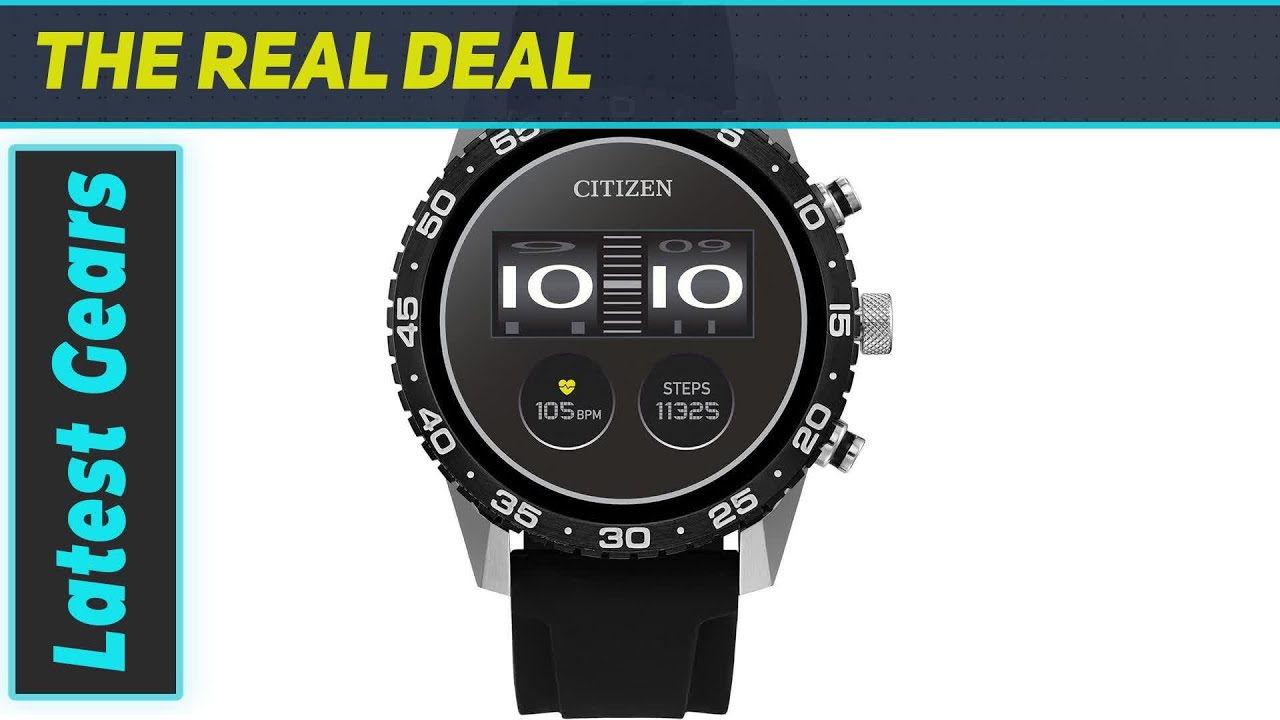 Citizen CZ Smart PQ2 44MM: The Ultimate Sport Smartwatch with NASA Tech ...