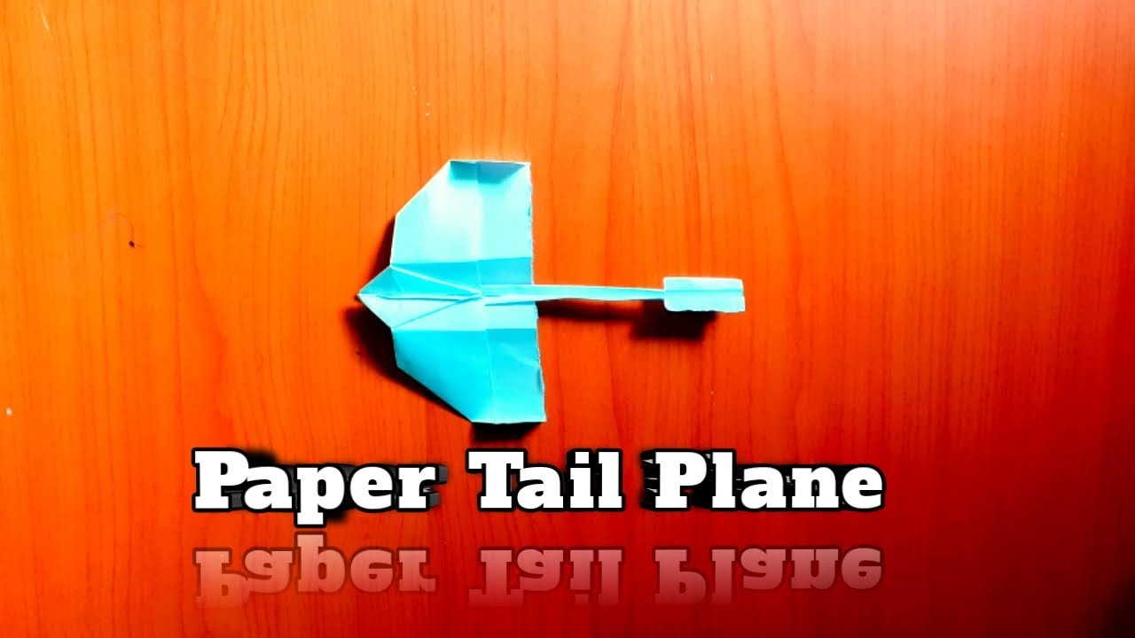 How to make Paper Plane with Tail and Wings/Naveen Try - YouTube