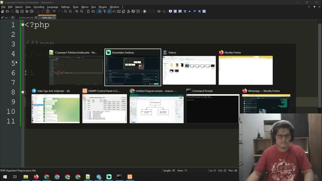 belajar php part 9 - while loop - YouTube