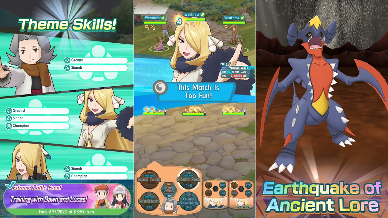 Extreme Battle Event: Training with Dawn and Lucas! | Take On Lucas ...