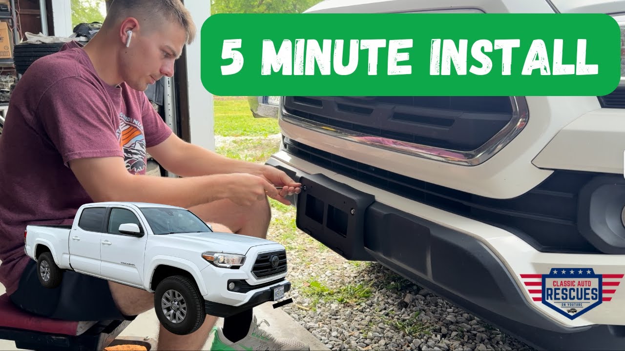 How to install a Toyota License plate bracket - Easy step-by-step guide ...