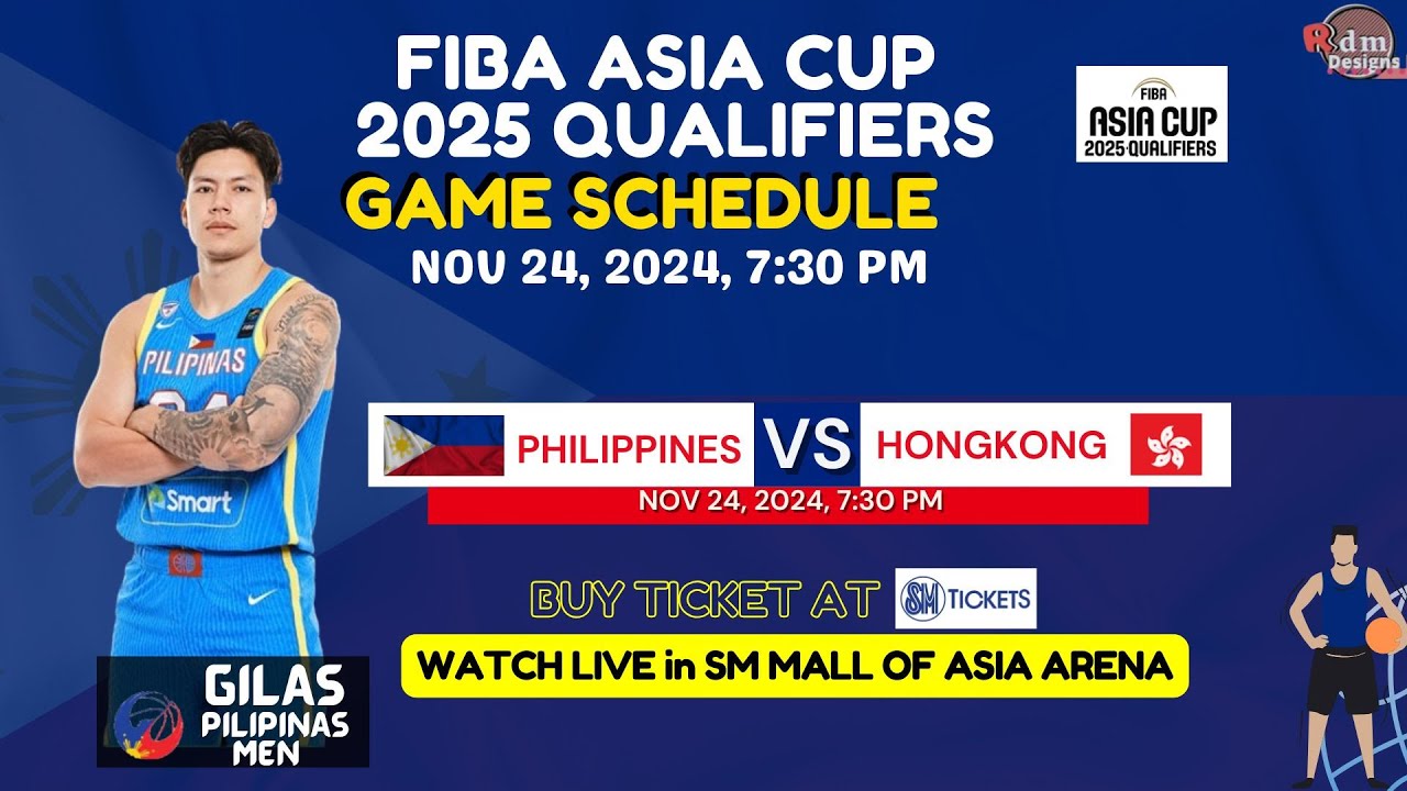 Gilas Pilipinas Game Schedule for Nov 24, 2024 | Philippines vs ...