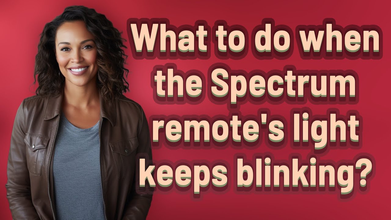 What to do when the Spectrum remote's light keeps blinking? - YouTube