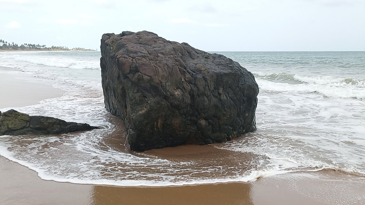 Butre Beach - The Clean and Serene Beach with a bridge 🌴 - YouTube