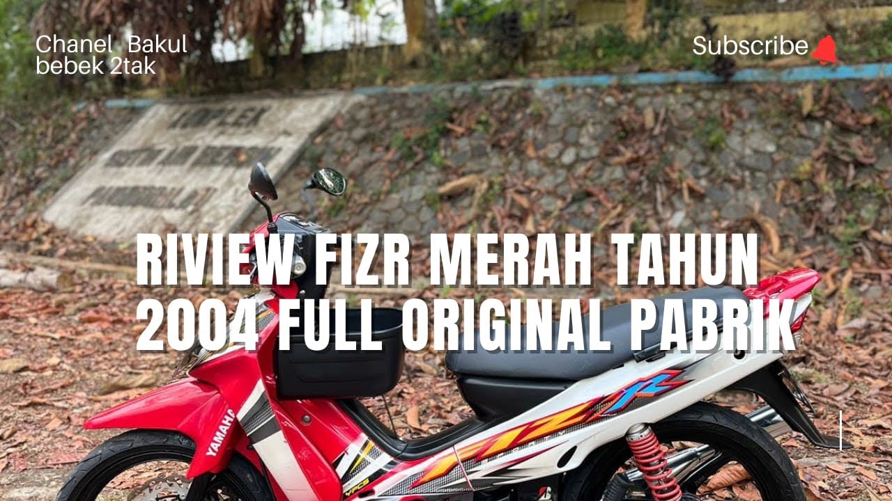 RIVIEW YAMAHA FIZR TAHUN 2004 MERAH‼️FULL ORIGINAL, DIJUAL YA BOSKU ‼️ ...