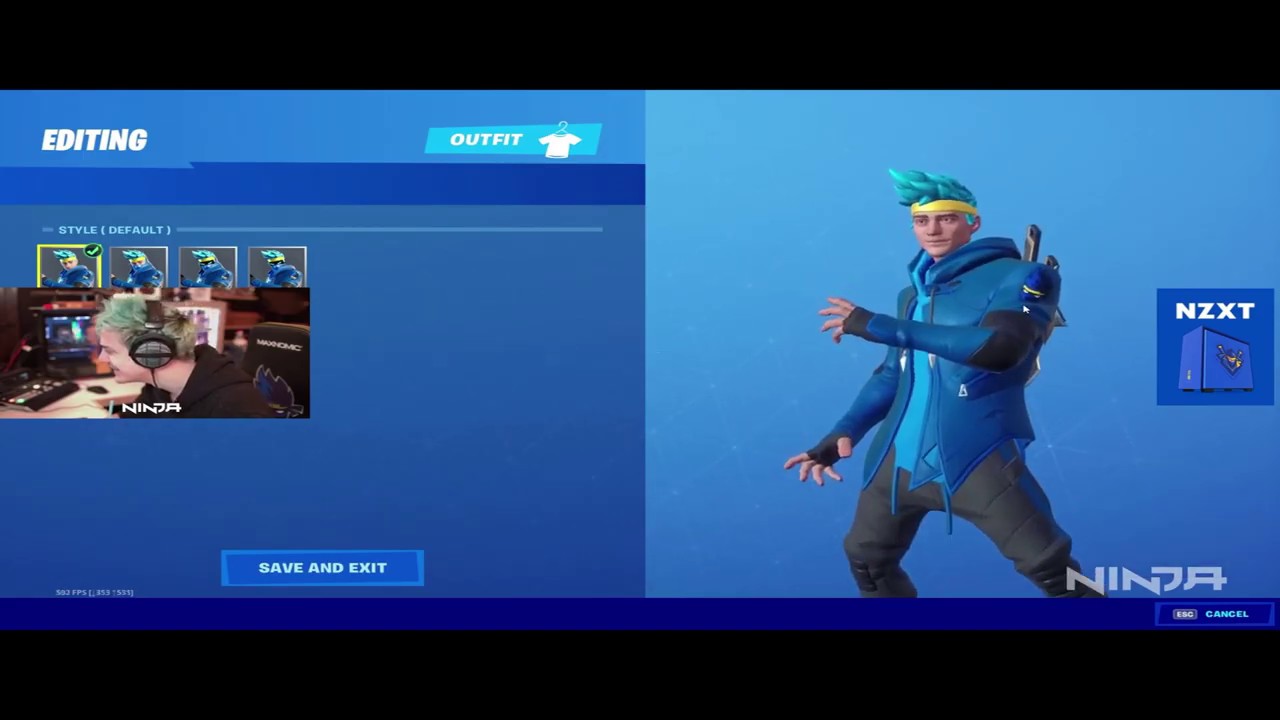 Ninja reacts to new Ninja Skin - YouTube