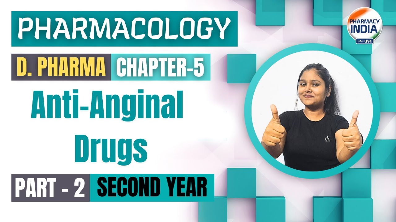 Best MCQs of Anti-Anginal Drugs | CH - 5 | PART - 2 | Pharmacology | D ...