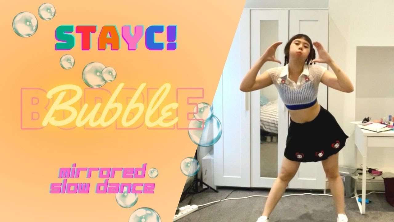 [Mirrored Slowed Dance] STAYC | 'Bubble’ Step-by-Step Dance Tutorial - YouTube
