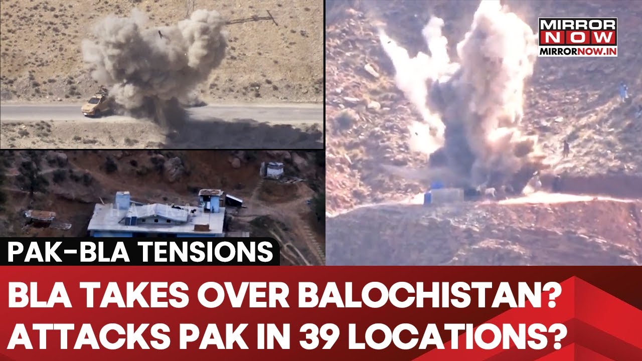 BLA Attacks Pak Army In Balochistan? 39 Locations Struck? Police Posts ...