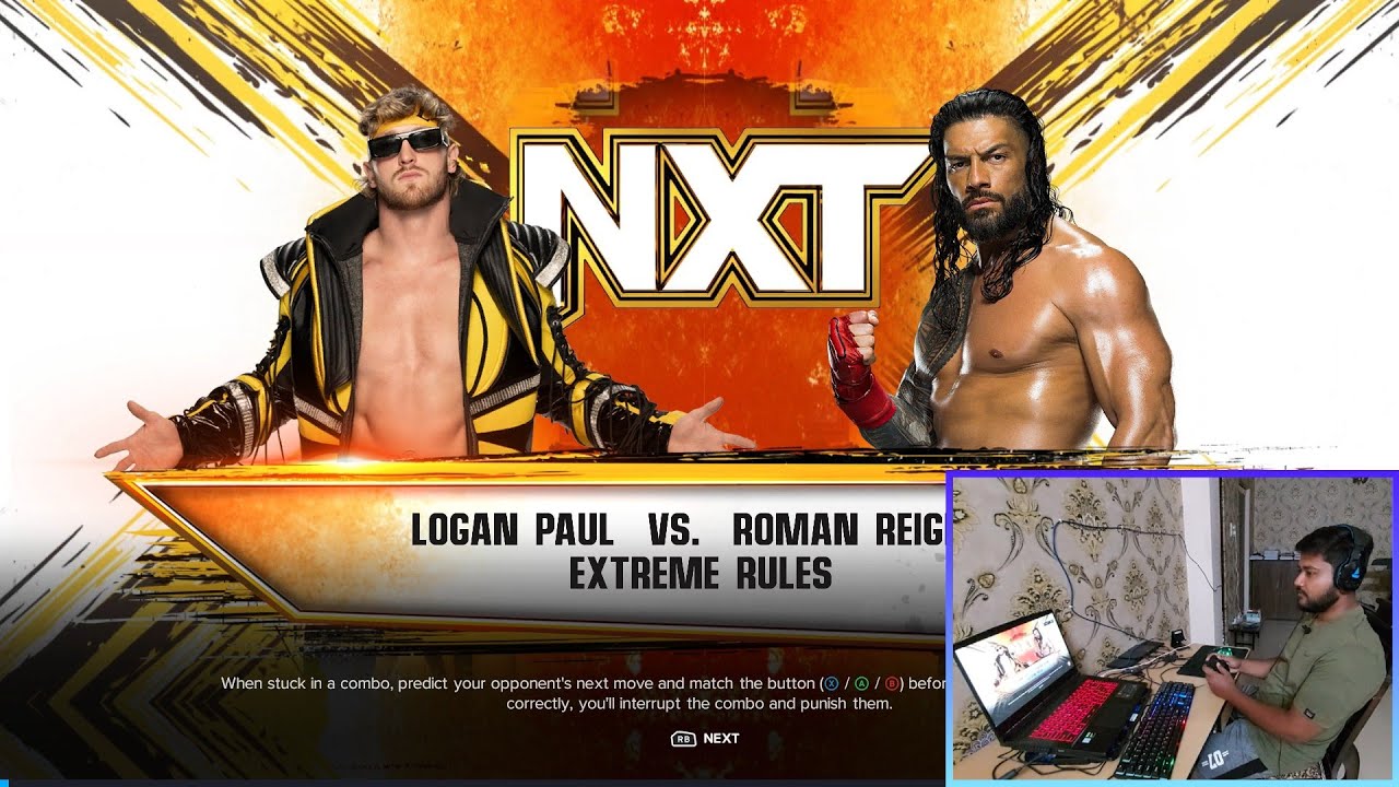 Logan Paul Vs Roman Reigns | WWE 2K23 - YouTube